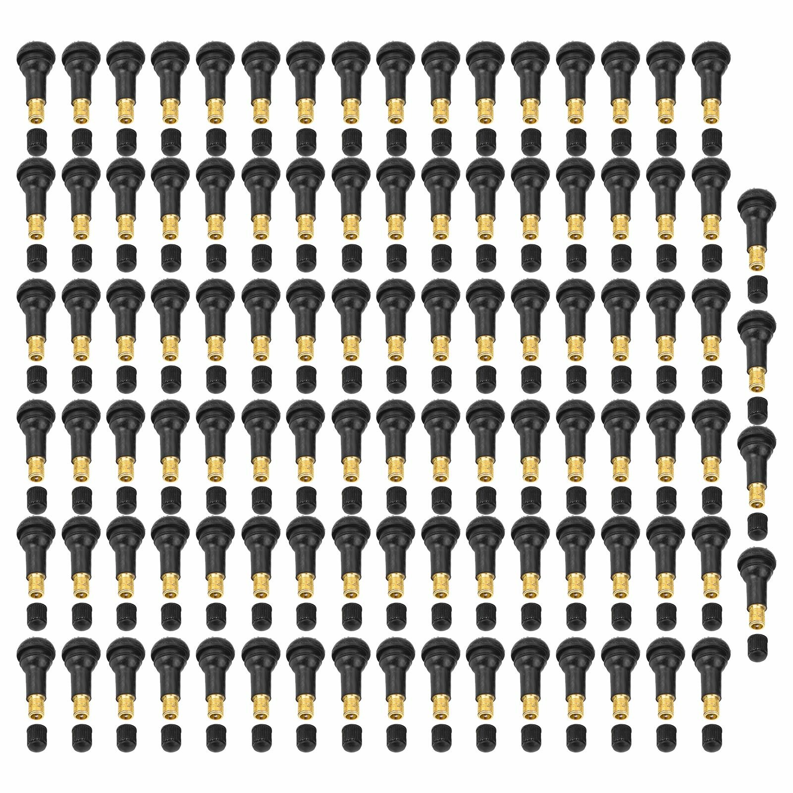 Ниппели TR413 с золотниками (100 шт) для авто/мото
