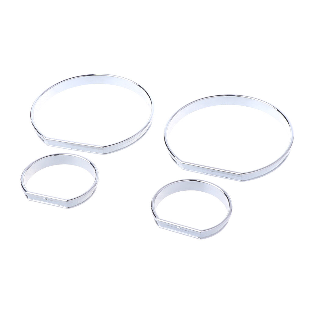 Хромированный Датчик Приборной панели, Кольца для набора номера, отделка безеля, спидометр переменного тока M-Tech для E46 для M M3