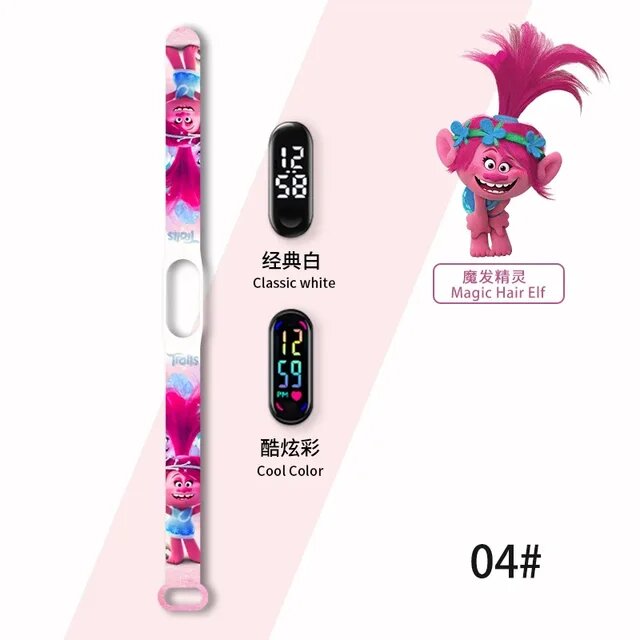 Bandai Trolls LED часы