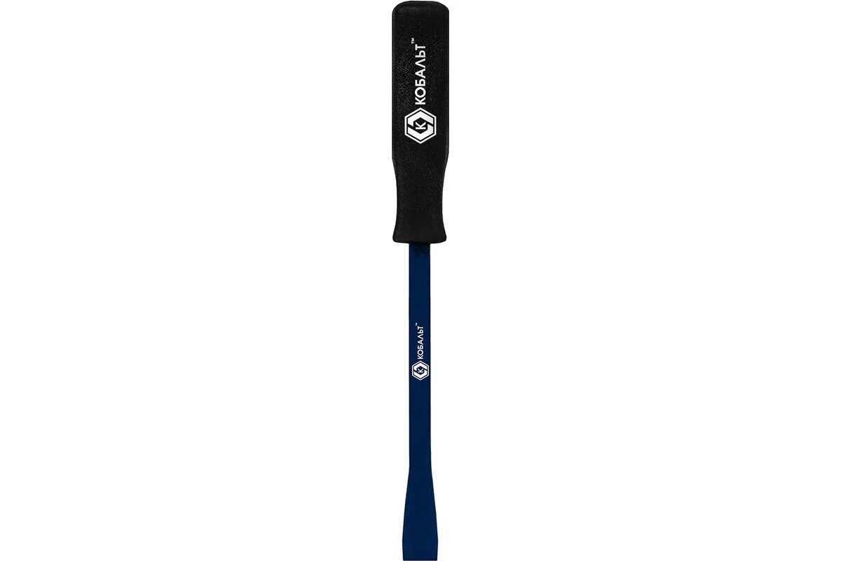 Кобальт Монтировка изогнутая, 300x10 мм, хром-ванадиевая сталь, пластиковая рукоятка, подвес 919-036