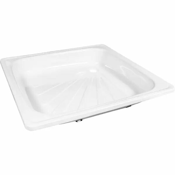 Душевой поддон стальной 90x90 см квадратный