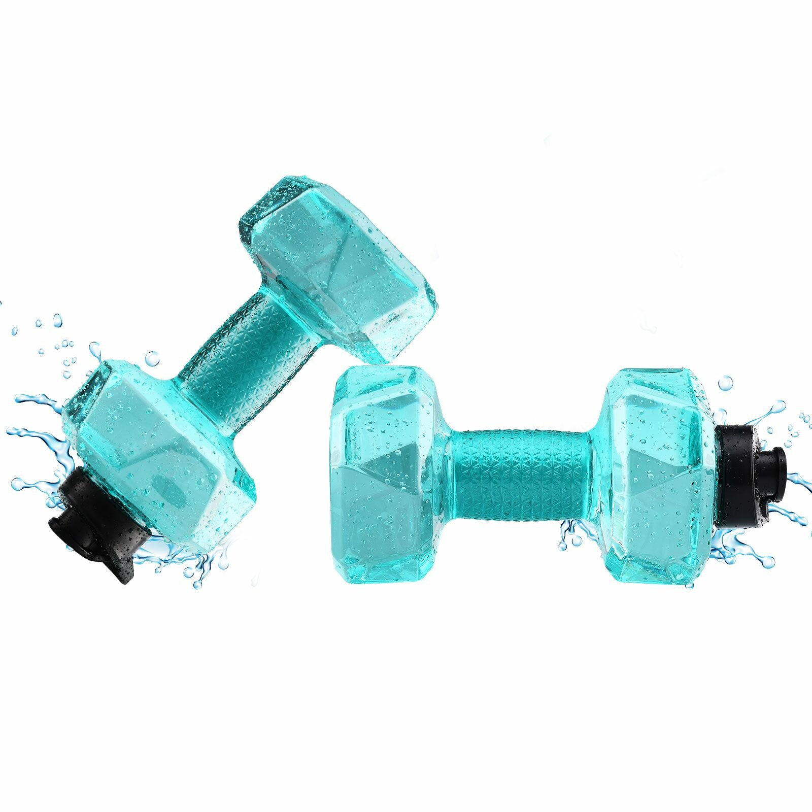 Гантели для аквааэробики, тренажеры для силовых тренировок и тренировок с отягощениями в воде.