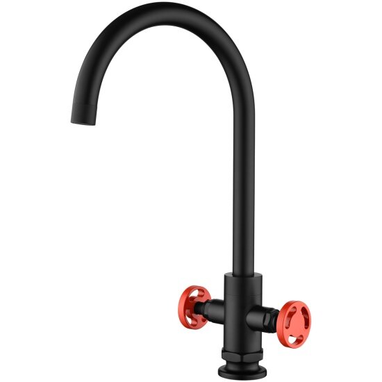 Смеситель для кухонной мойки Kaiser® Kaiser Topaz (17333-2), матовый черный