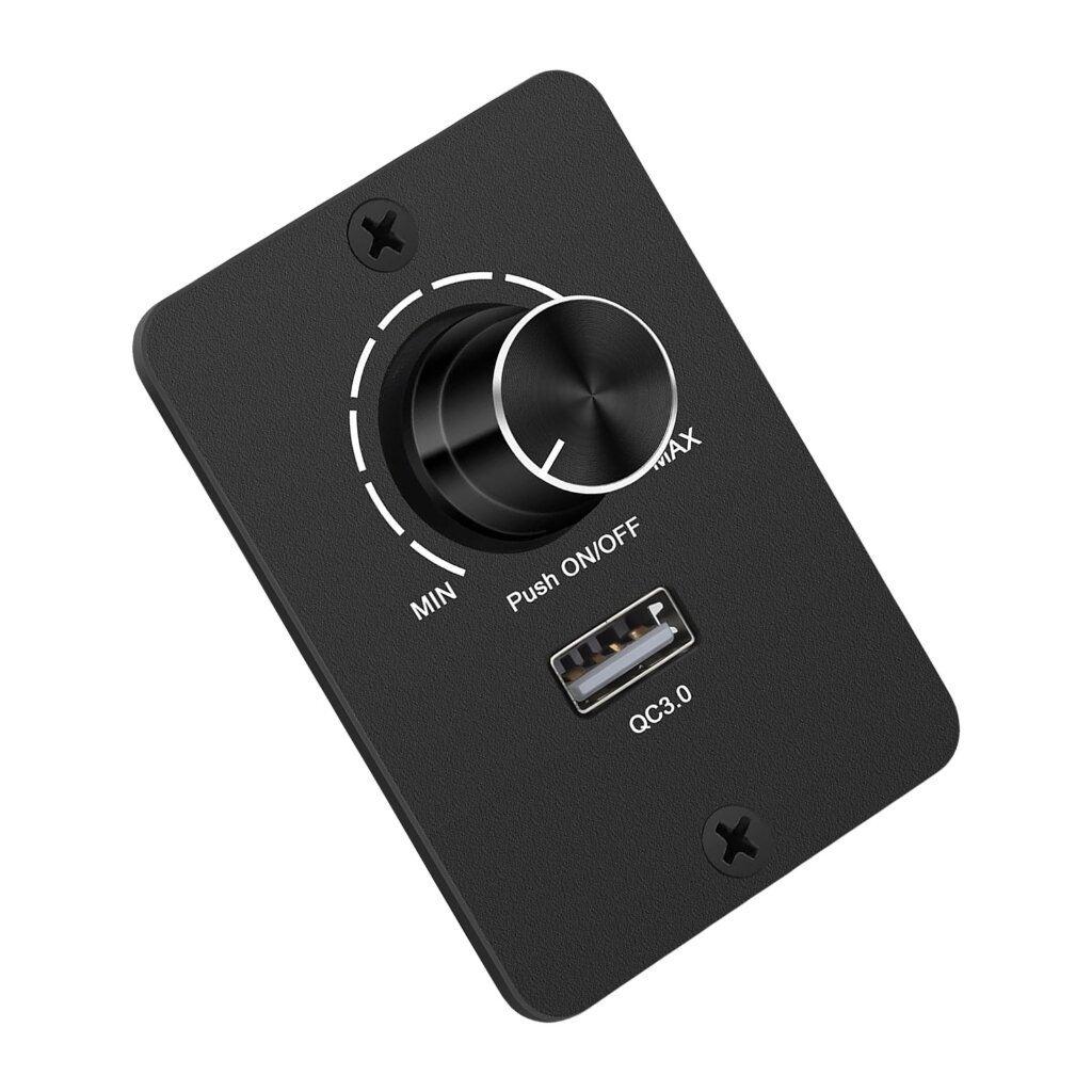 12 В автомобильный прицеп диммерные переключатели поворотное управление QC3.0 USB-зарядка для использования галогенных ламп