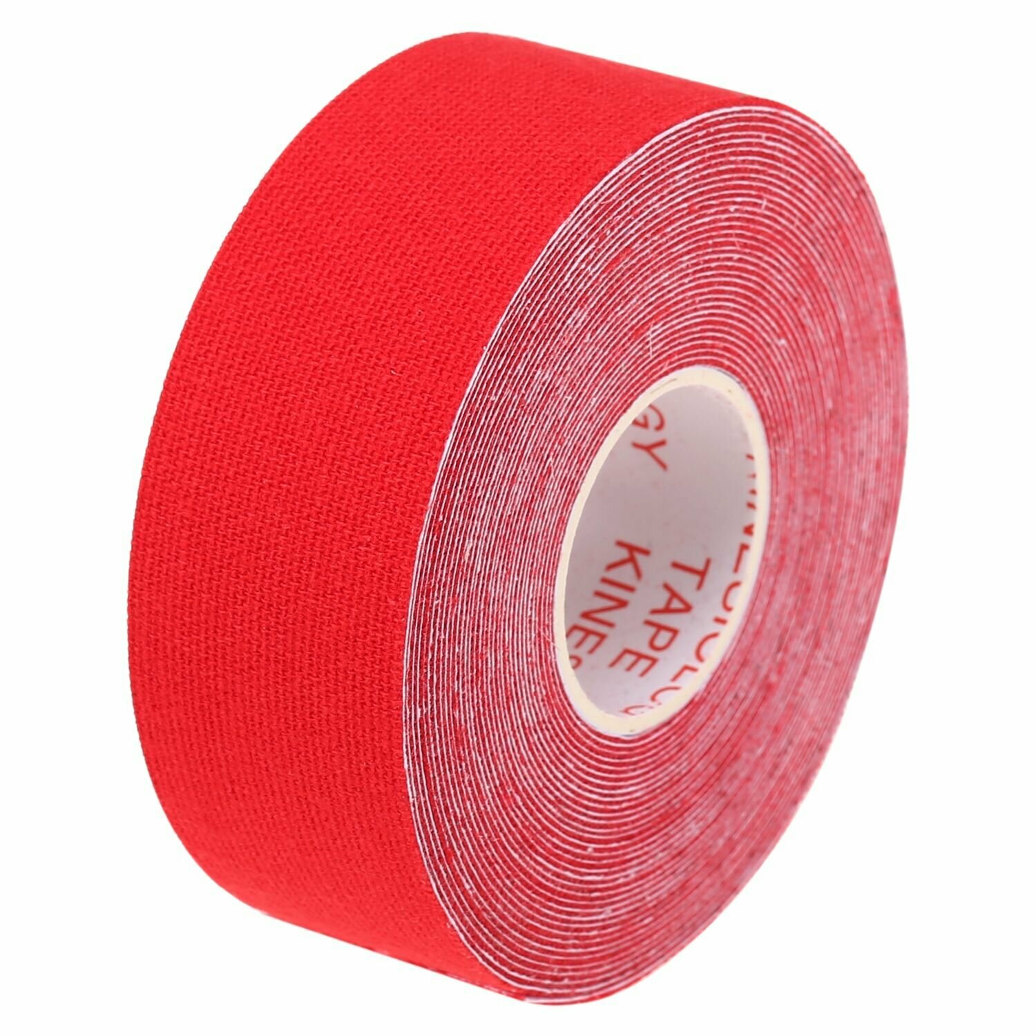 Хлопковый пластырь для мышц, 5 м, спортивный бинт, красный, 2,5 см.