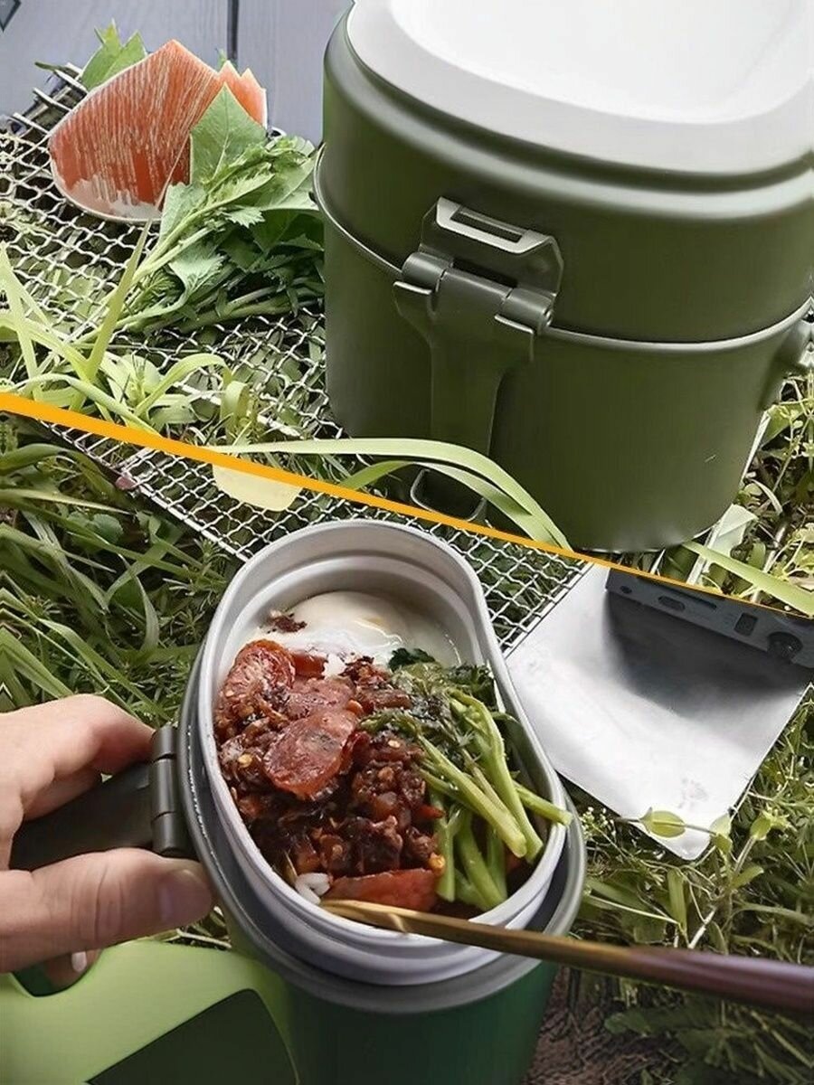 Котелок армейский СССР( идеал ) для туризма, походов, охоты и рыбалки-xuguanqun