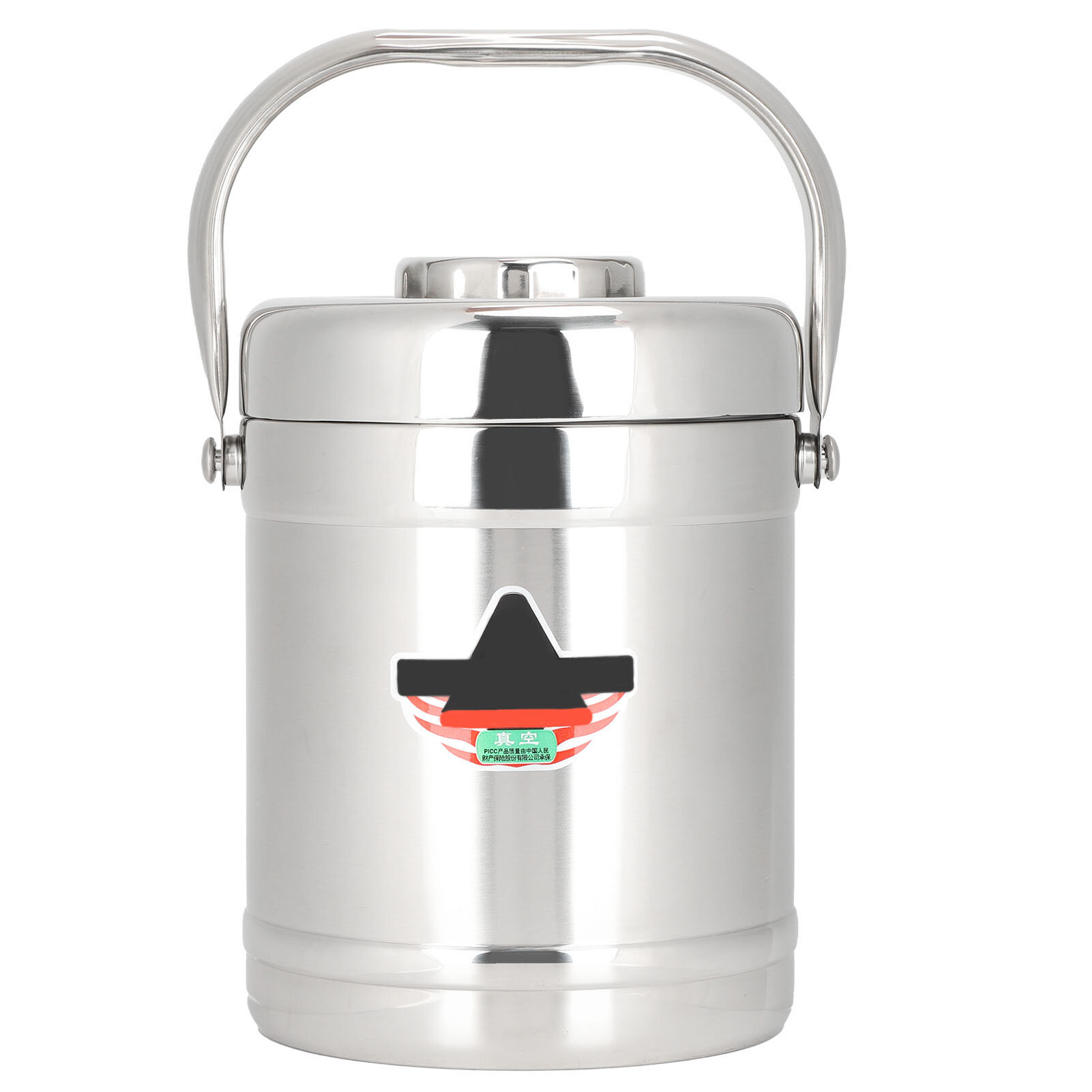 1,8L прямая форма вакуумная изолированная ланч -коробка с двойной ваулкой из нержавеющей стали контейнер горячей пищи