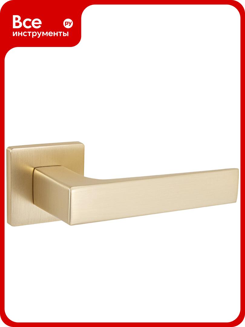 Раздельная ручка FUARO K. RL52. REDLINE (RED LINE RL) SSG-39 сатинированное золото 46479, алюминия, 115 мм