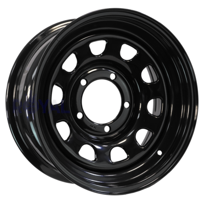Штампованный колесный диск ZEPP 4x4 УАЗ Round 7x16/5x139,7 ET-3 D110 Gloss Black (LTM)