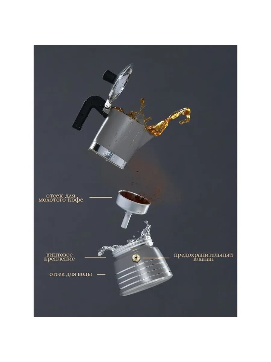 Гейзерная кофеварка для вкусного кофе