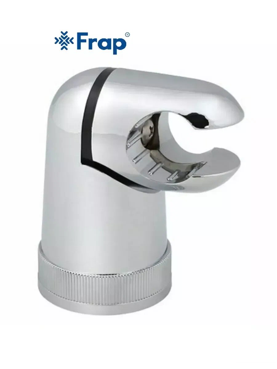 Держатель душевой лейки Frap F31, пластиковый, хромированный, серебристый