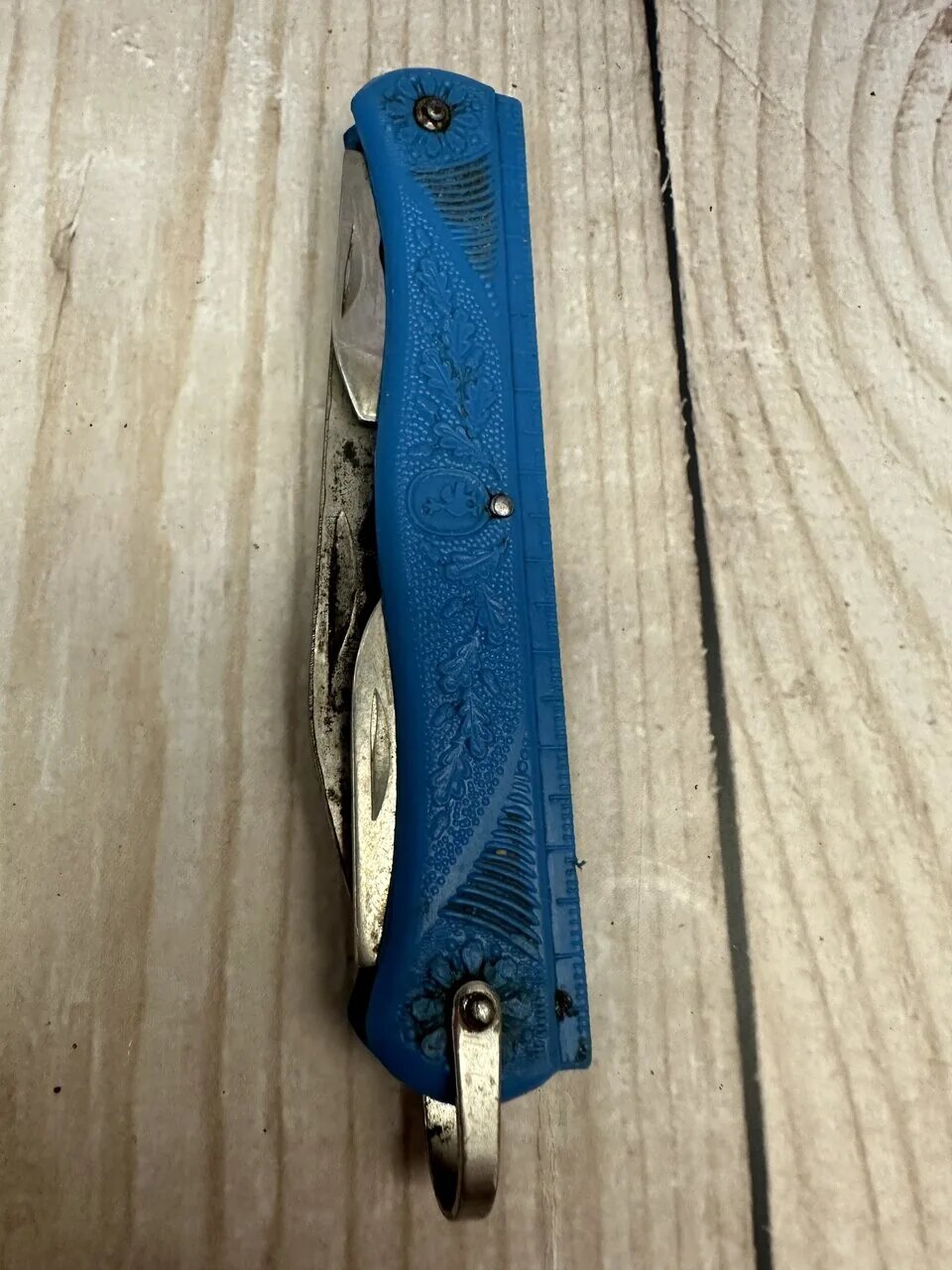 Нож Перочинный 4 предмета Раскладной 70 годы СССР редкий