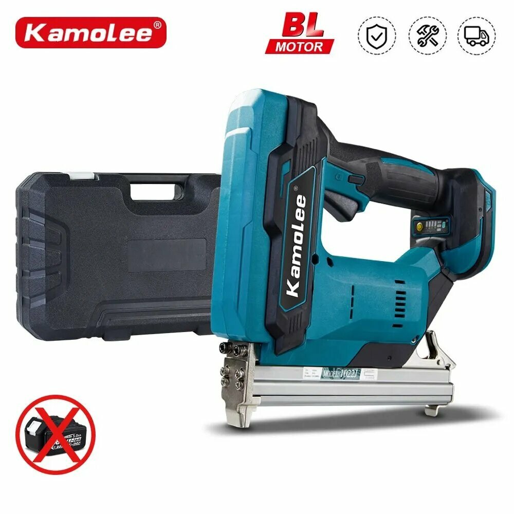 Степлер строительный аккумуляторный Kamolee DTW1022, 10-22мм, Без АКБ