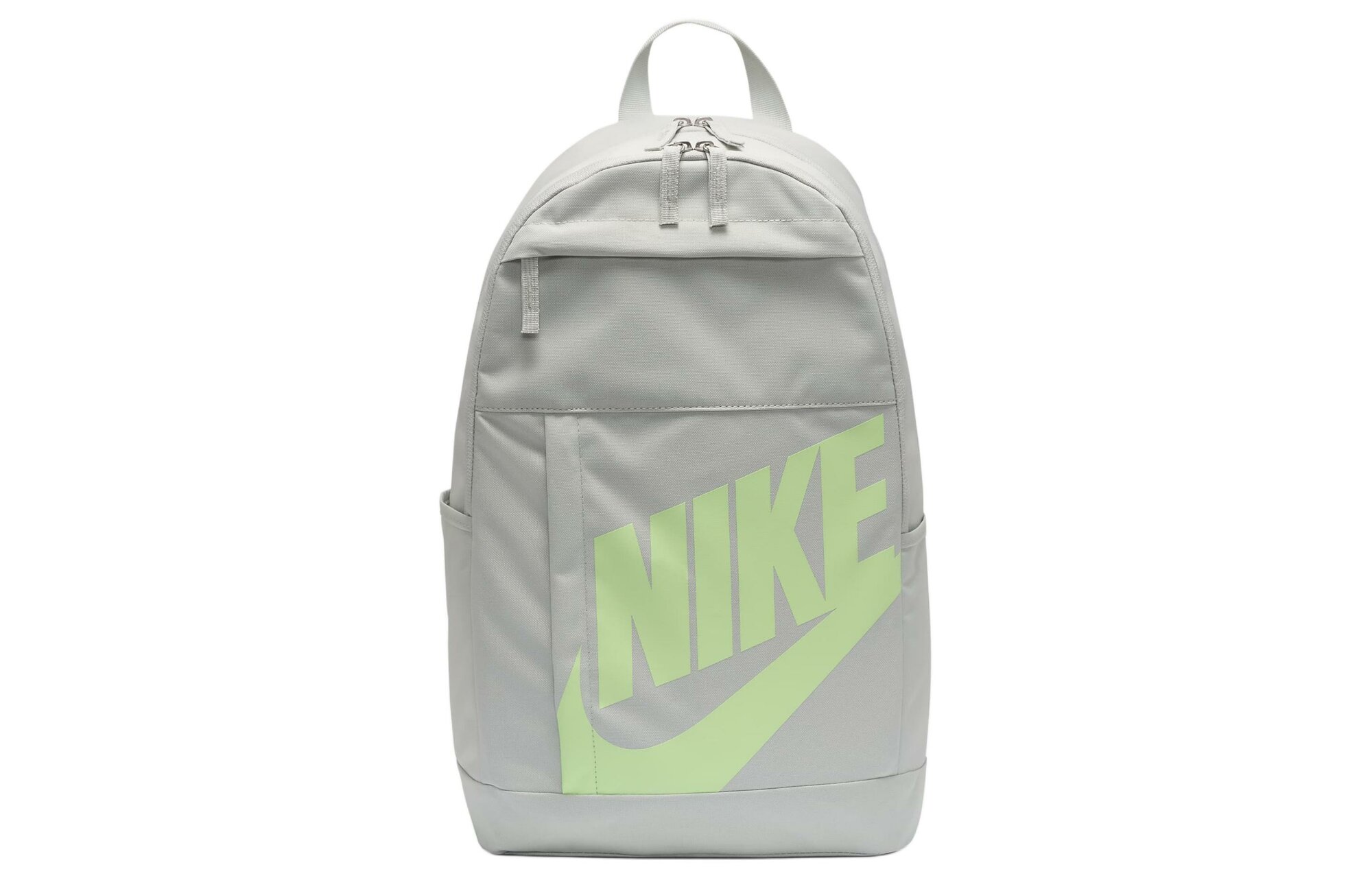 Рюкзак унисекс Nike светло-серебристый и дымчато-зелёный из переработанного полиэстера