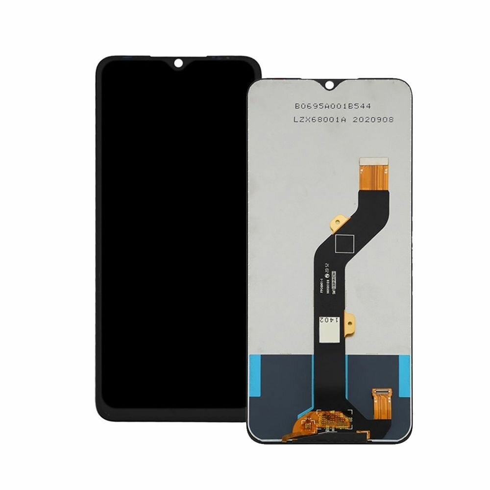 Дисплей на Infinix Smart 6 Plus (X6823, X6823C) в сборе с тачскрином Черны