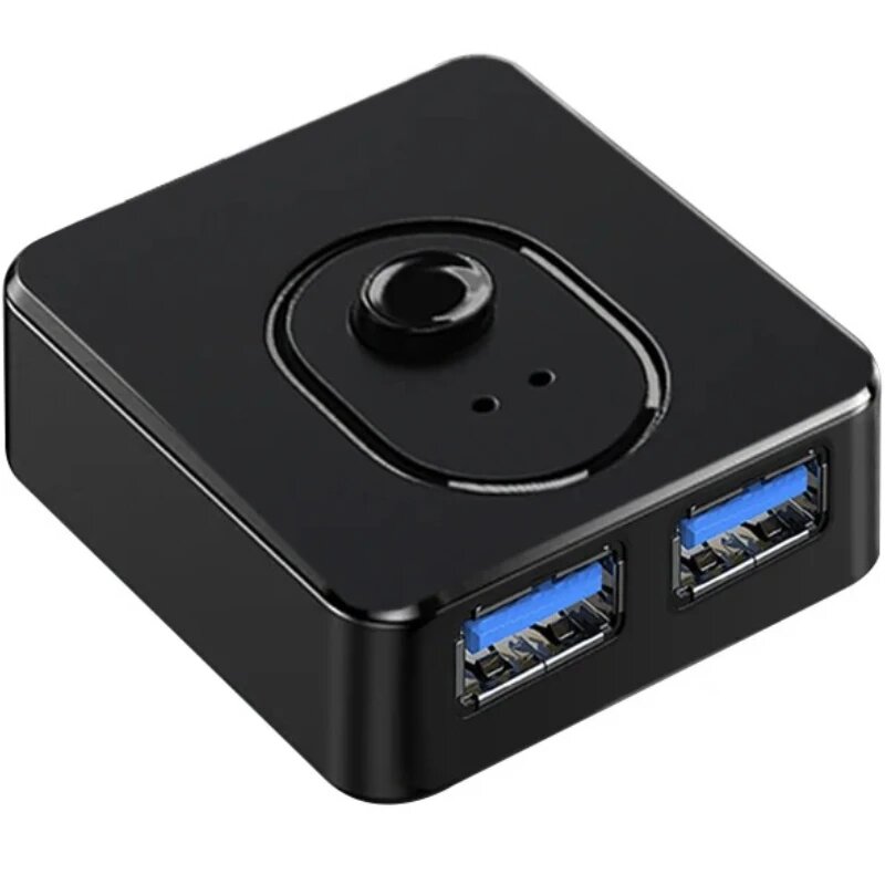 Переключатель USB 3.0 KVM-переключатель 1x2/2x1 двунаправленный USB-концентратор для компьютера, ноутбука, клавиатуры, мыши, принтера, U-диска, удлинитель USB 2.0