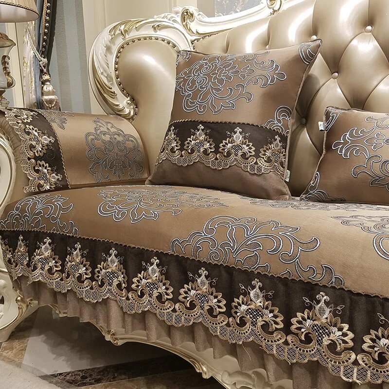 Чехол для дивана Jacquard, полиэстер, скандинавский стиль