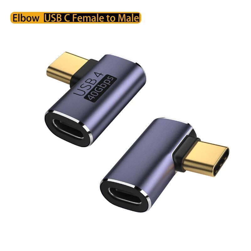 Адаптер USB4.0 Thunderbolt3 40 Гбит/с Type-C На USB-C С Поддержкой OTG И Быстрой Зарядки PD100W T3