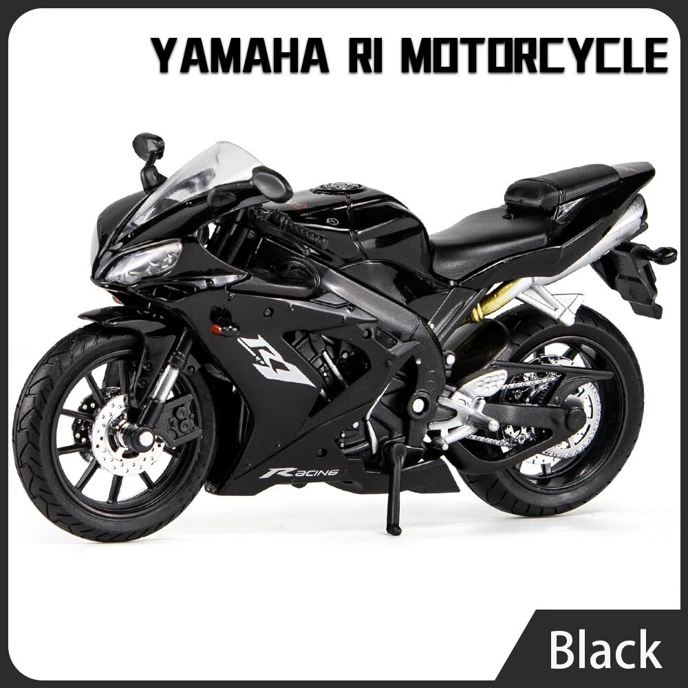 Модель мотоцикла WELLY Yamaha YZF-R1 1:12, Черный