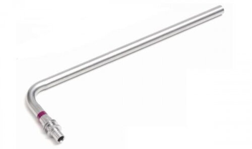 Трубка Rehau Г-образная для подключения к радиатору, рехау, RAUTITAN, 20, длина трубки, мм-500, нержавеющая сталь