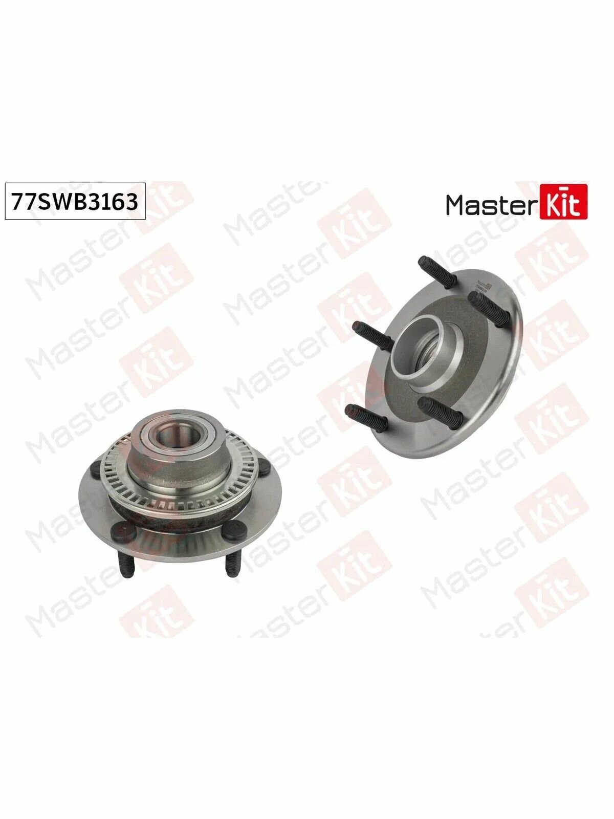 Ступица в сборе с подшипником задняя Ford TRANSIT, MASTERKIT 77SWB3163