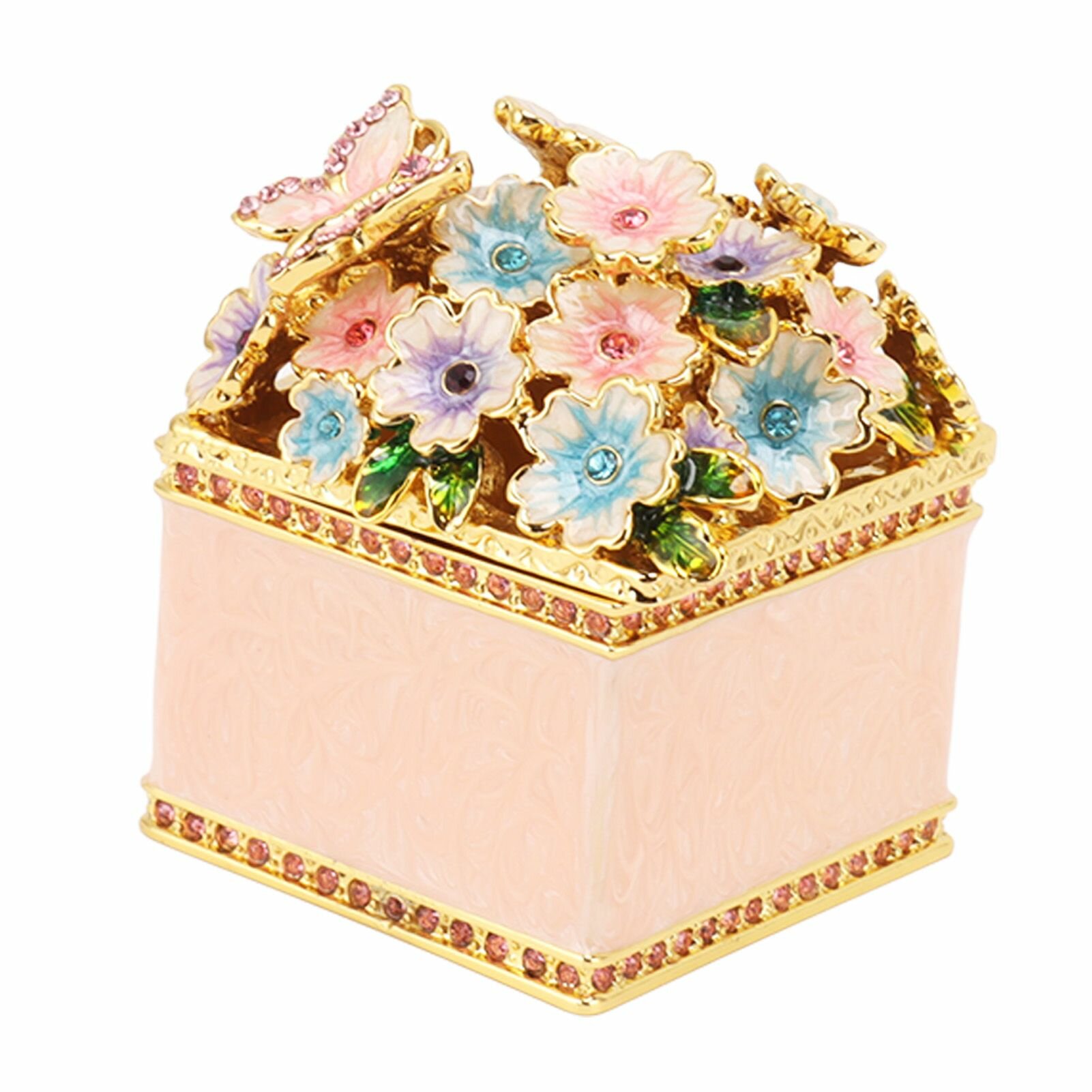 Винтажная шкатулка для украшений с резным узором