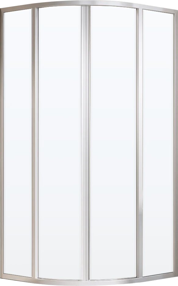 Душевой уголок Ravak Supernova SKCP4-80 195 без поддона, стеклянный, 80x80, с профилем сатин, раздвижной