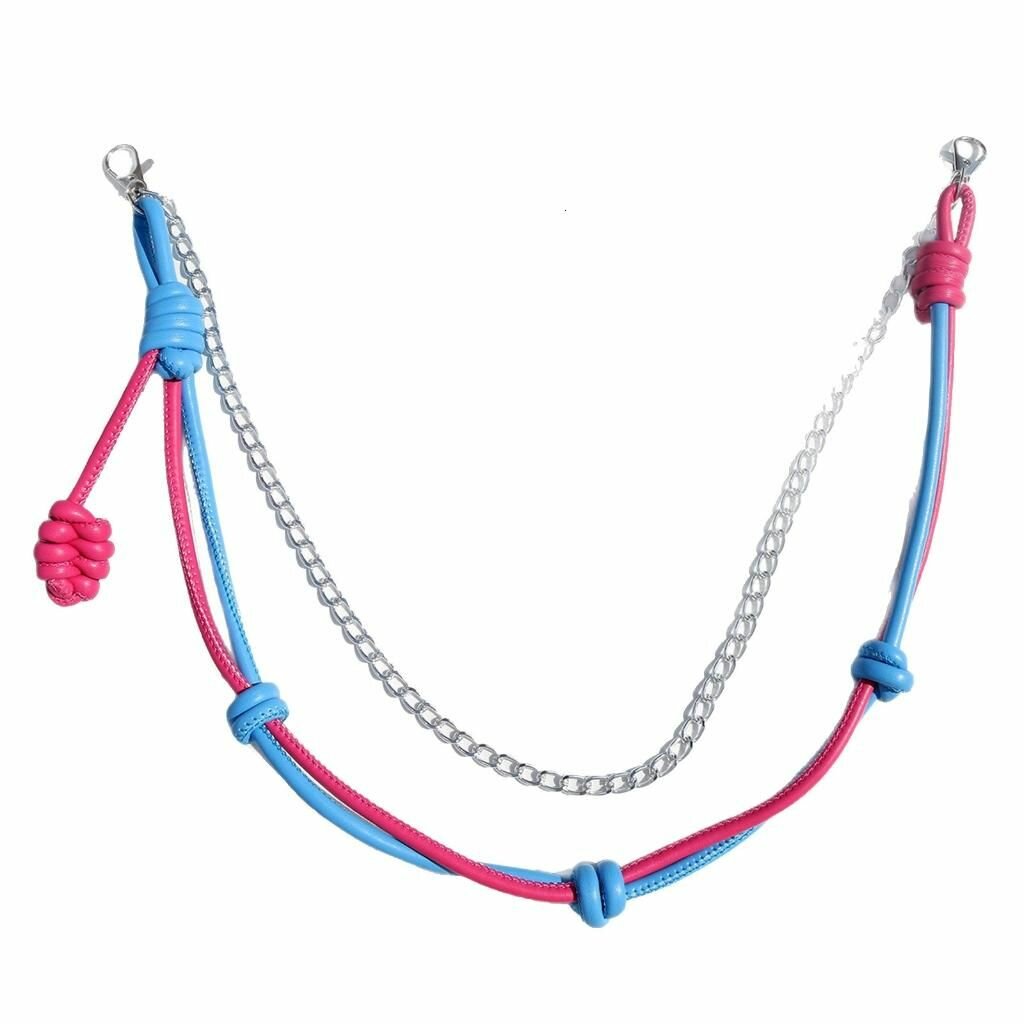 Подвеска в виде узла ручной работы из искусственной кожи в стиле ретро-4