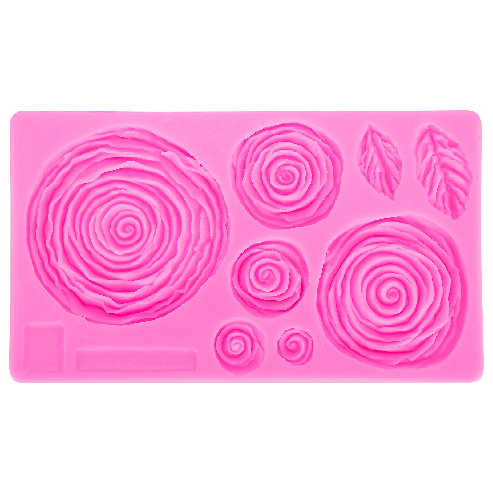 Силиконовая форма для торта с цветочным узором для самостоятельного изготовления шоколадного мыла из смолы, гибкая антипригарная форма для выпечки, розовая