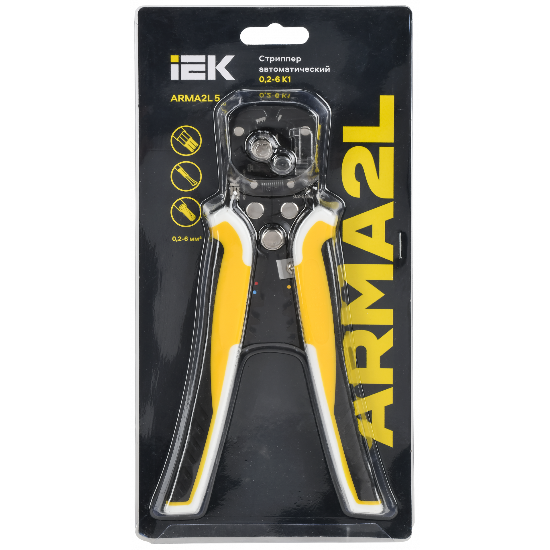 ARMA2L 5 Стриппер автоматический 0,2-6 K1, IEK A2L5-FS12-K1-02-60 (1 шт.)