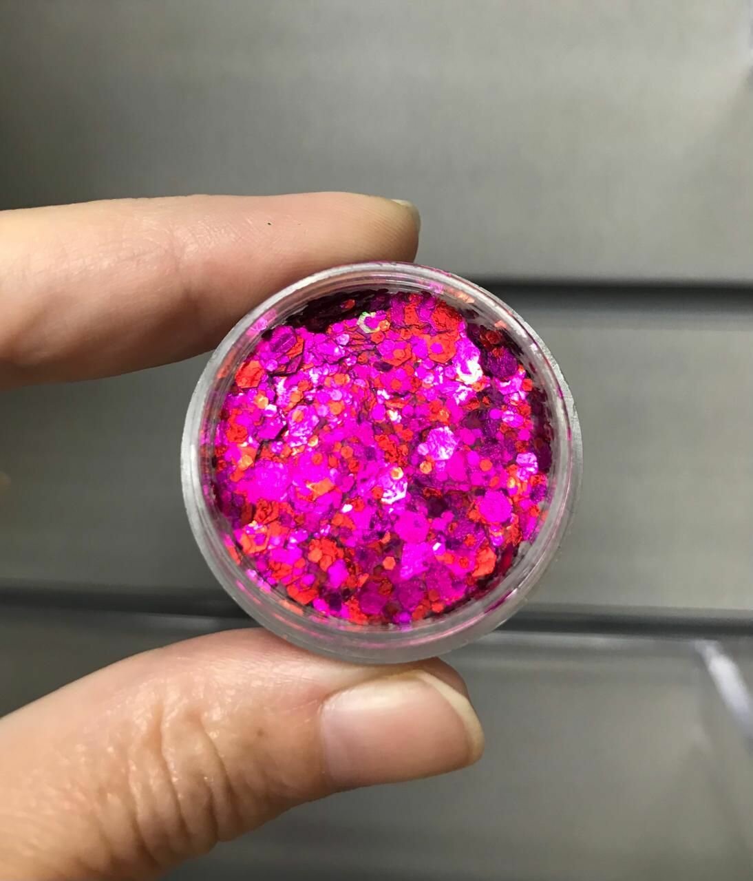 Крем-блестки LENA PANTERA малиново-красный микс 10 гр