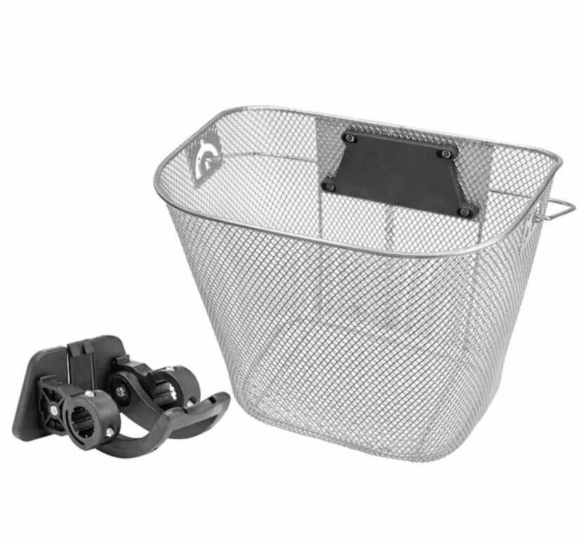 Корзина для велосипеда лёгкосъёмная, крепление на руль