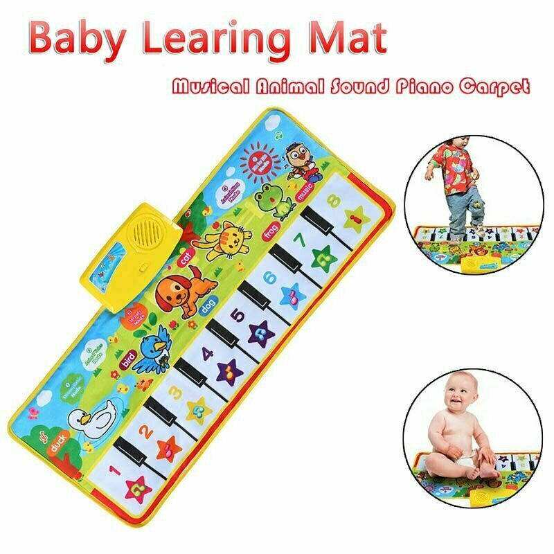 Игрушка для детей stimulating kids touch play learn singing piano keyboard music carpet mat