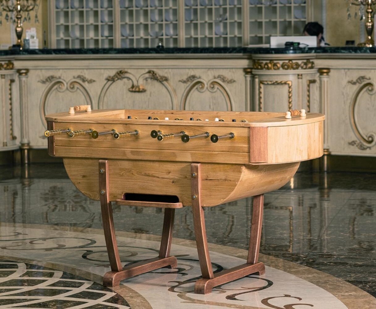 Настольный футбол Desperado Deja Vu, цвет коричневый, ручная полировка, 100кг