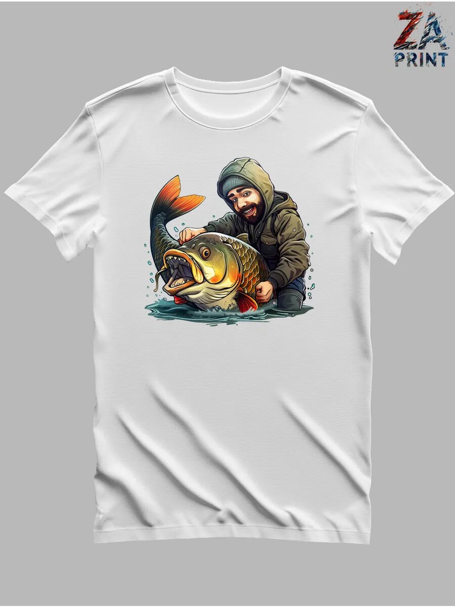 Футболка рыбак