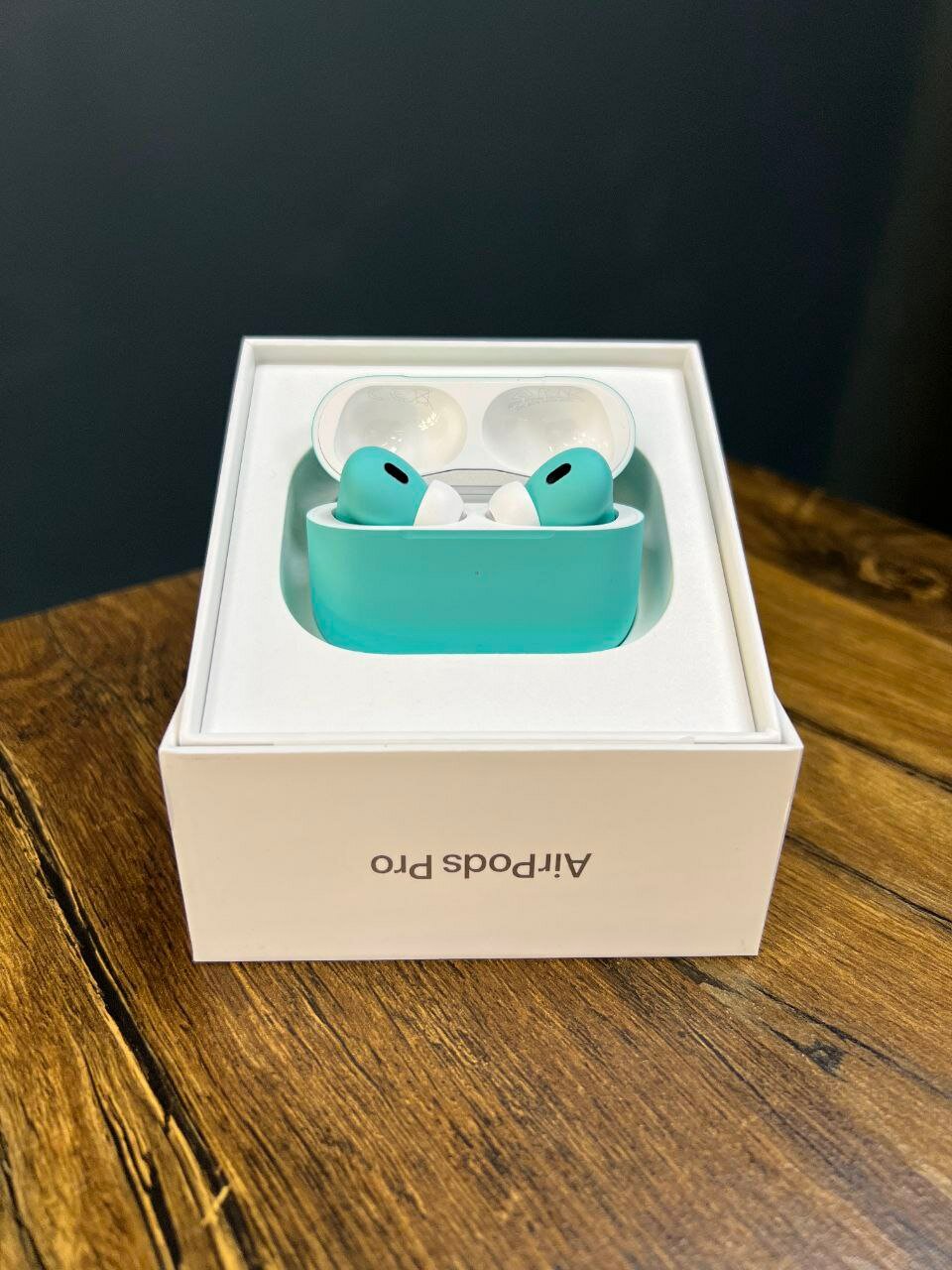 Наушники AirPods Pro 2 Color Type-C (2023)Тиффани кислотный матовый