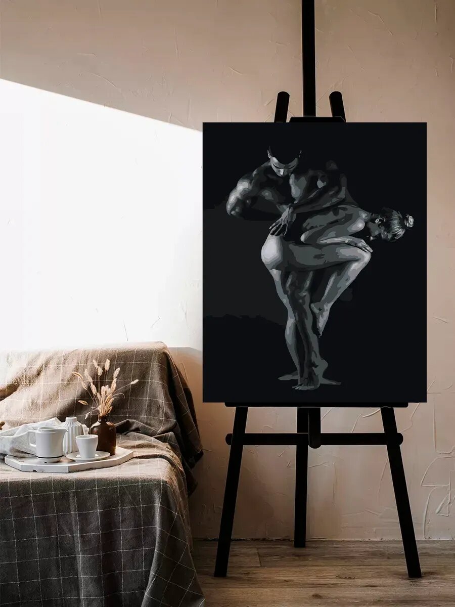 Картина по номерам Девушка Страсть Любовь Влечение Соблазн