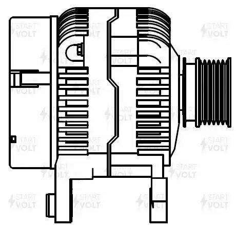 Генератор 90A VW Transporter T4 1.9D 90>/Passat B3/B4 1.8i 88>
