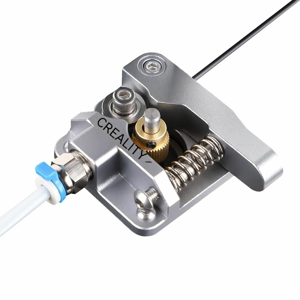Официальное обновление экструдера Creality Ender 3, металлический приводной фидер, запчасти для 3D-принтера для Ender-3 Pro/3S/3 V2/3 Max CR-10/10S, серый алюминий, экструдер для нити 1,75 мм