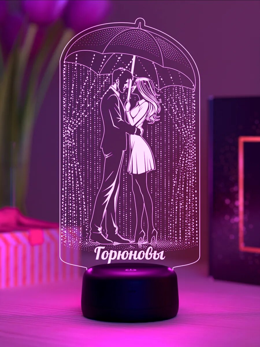 Ночник «Горюновы - пара под зонтом»
