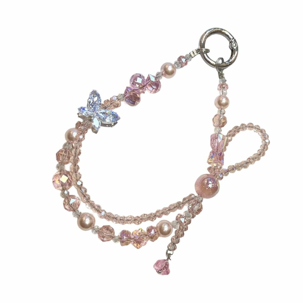 Элегантный Бисерный Брелок для Телефона