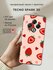 Чехол на Tecno Spark 30 / Текно Спарк 30 с принтом "Heart strawberries 1 - 14 фе...