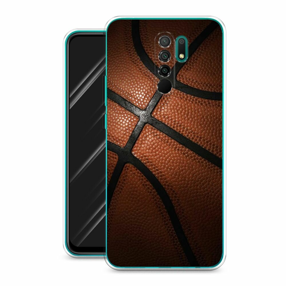 Чехол на Xiaomi Redmi 9 / Сяоми Редми 9 с принтом "Баскетбольный мяч" — фото 1