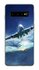 Чехол на Samsung Galaxy S10 + / Самсунг Галакси S10 Плюс с принтом "Самолет в не...