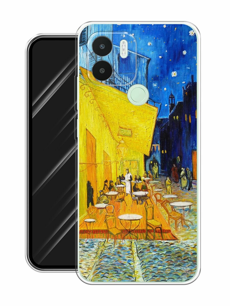 Чехол на Xiaomi Redmi A1+/Redmi A2+/Poco C51/C50 / Редми A1+ с принтом "Ван Гог Желтый дом" — фото 1