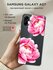 Чехол на Samsung Galaxy A07 / Самсунг А07 с принтом "Open peonies", прозрачный