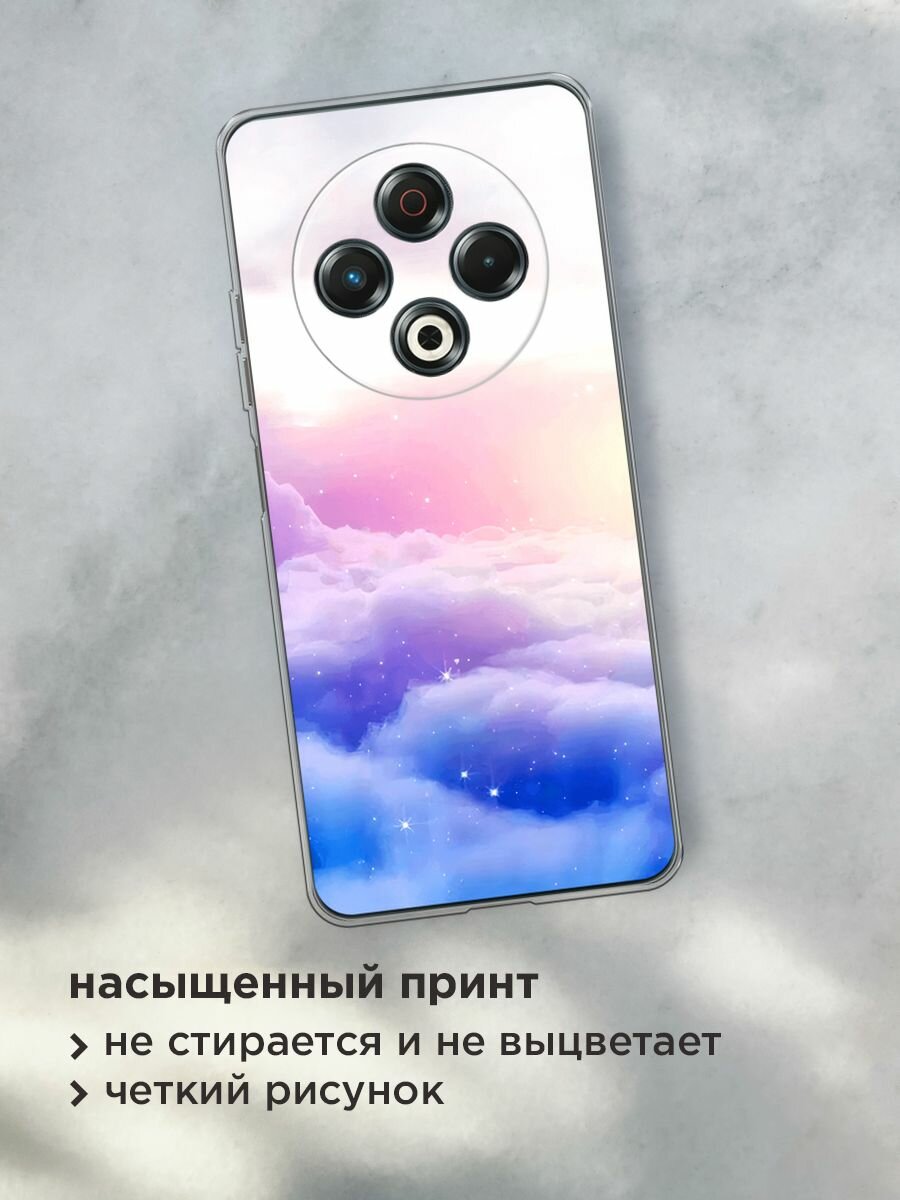 Силиконовый чехол на Tecno Spark 30 / Текно Спарк 30 с принтом "Небеса" — фото 1
