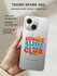 Чехол на Tecno Spark 40C / Текно Спарк 40C с принтом "Summer surf club", прозрач...