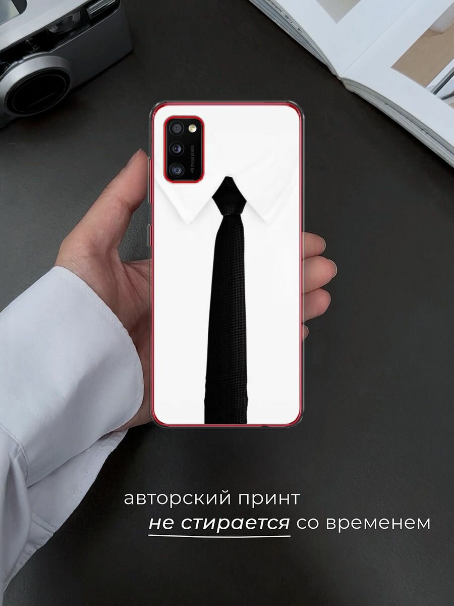 Чехол на Samsung Galaxy A41 / Самсунг Галакси А41 с принтом "Галстук" — фото 1