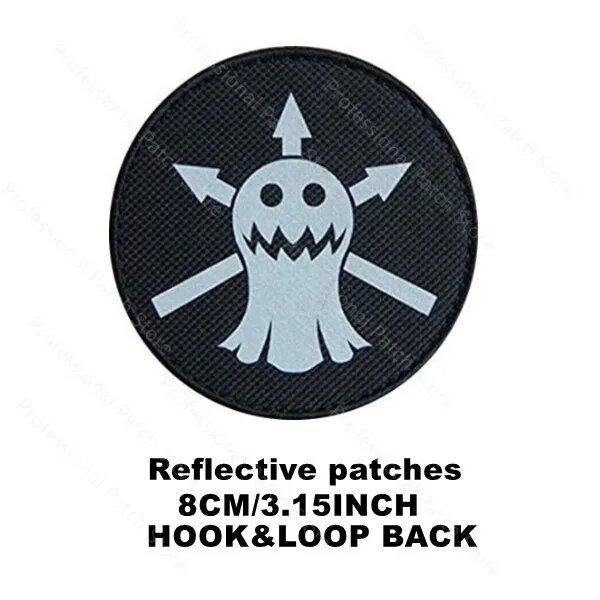 Светоотражающая вышитая нашивка SCP IR SCP-6